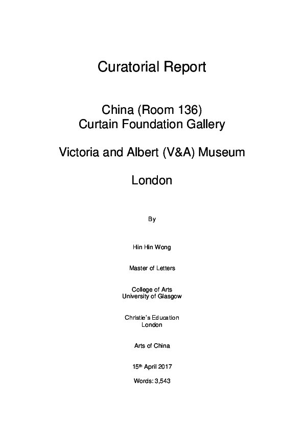 (DOC) What Museums Are – Places or Experiences? (Case Study: China ...