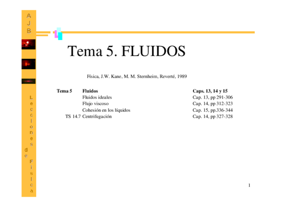 (PDF) Tema 5. FLUIDOS
