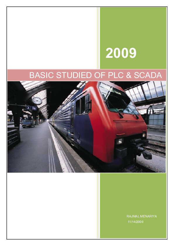(DOC) Report on Plc Scada