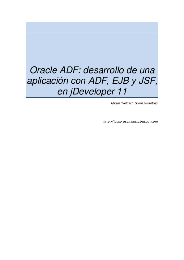 (PDF) Tutorial ADF
