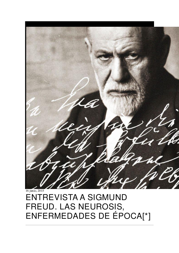 (DOC) Freud entrevista