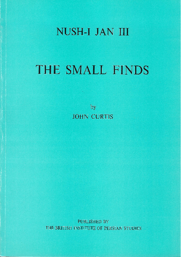 (PDF) Nush-i Jan vol III: The Small Finds (London 1984)