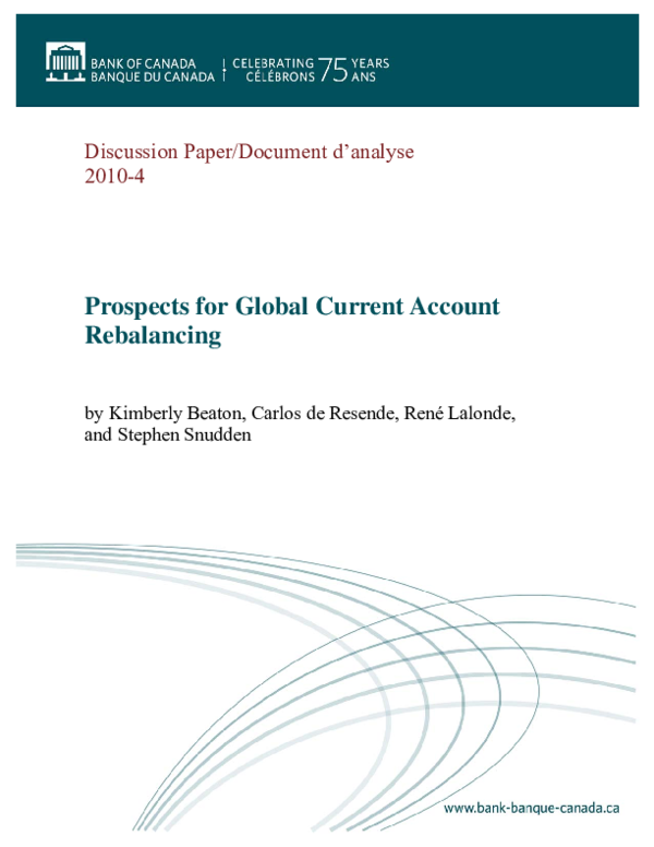 (PDF) Prospects for Global Current Account