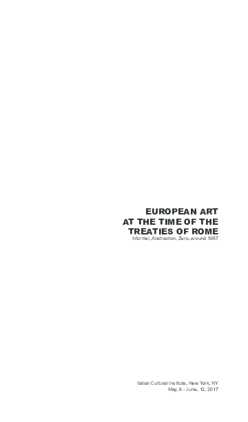 (PDF) F. Guzzetti (ed.). "European Art at the Time of the Treaties of ...