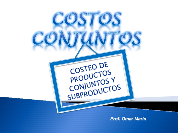 (PPT) Costos conjuntos