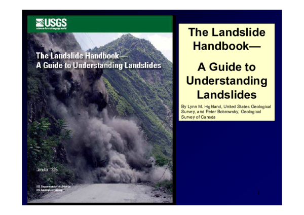 (PDF) The Landslide Handbook - A Guide to Understanding Landslides