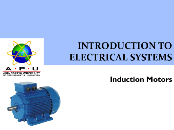 (PDF) INTRODUCTION TO ELECTRICAL SYSTEMS