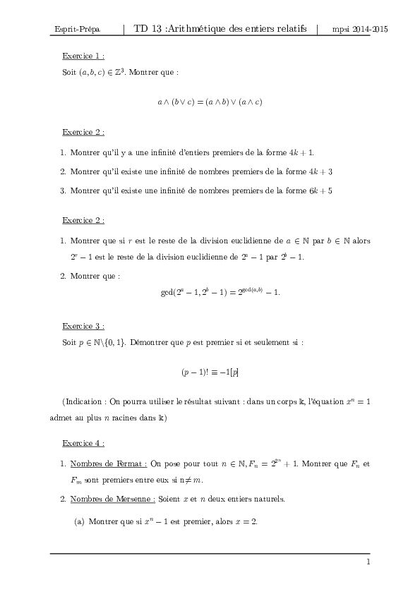 (PDF) TD arithmétique.pdf