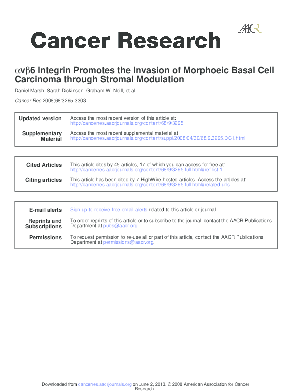 (PDF) Mast cells in basal cell carcinoma | Parvin Rajabi - Academia.edu