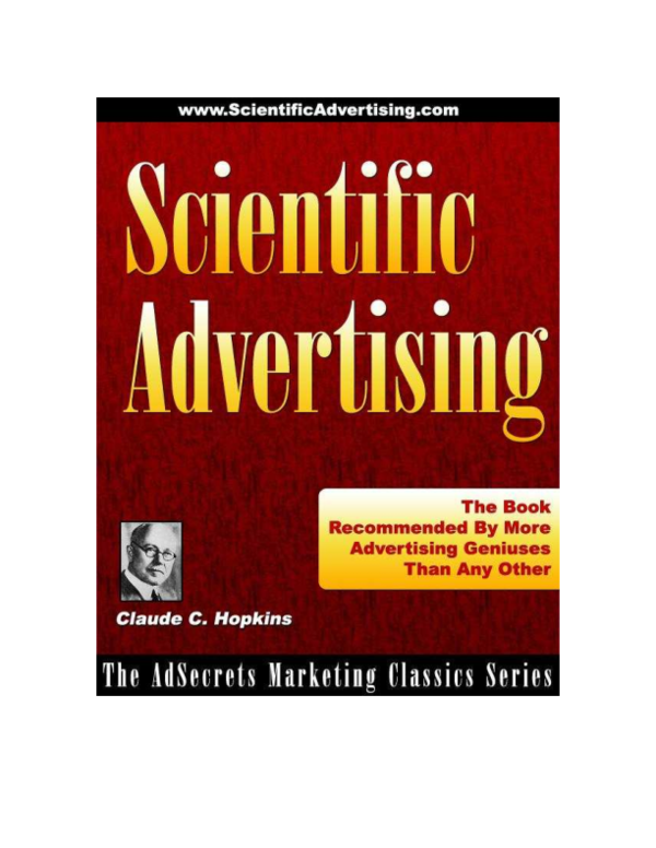 (PDF) Scientific Advertising | Iqbal Hardiyansah - Academia.edu
