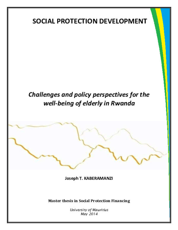 (PDF) SOCIAL PROTECTION DEVELOPMENT Challenges and policy perspectives ...