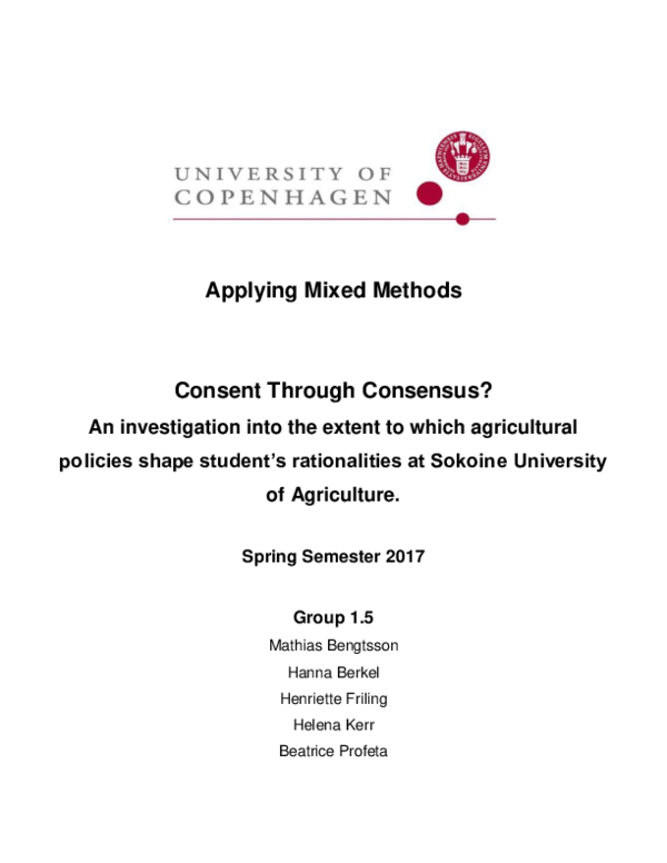 (PDF) Consent Through Consensus? An investigation into the extent to ...