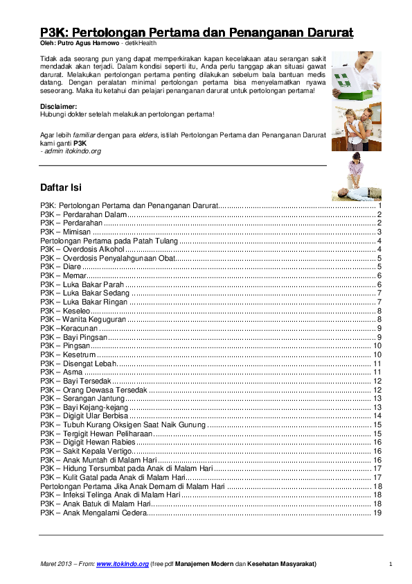 (PDF) P3K: P3K: P3K: P3K: Pertolongan Pertama dan Penanganan Darurat ...