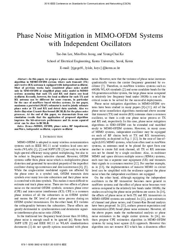 (PDF) Joint Data Detection and Phase Noise Mitigation for Light Field Video Transmission in MIMO ...