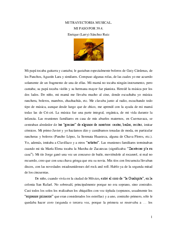 (PDF) MI TRAYECTORIA MUSICAL