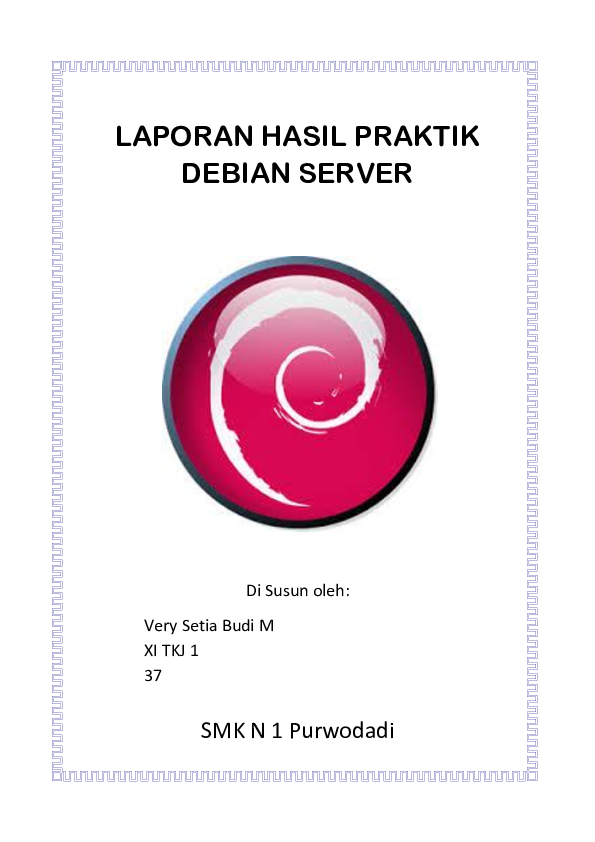 (PDF) LAPORAN PRAKTIK DEBIAN SERVER