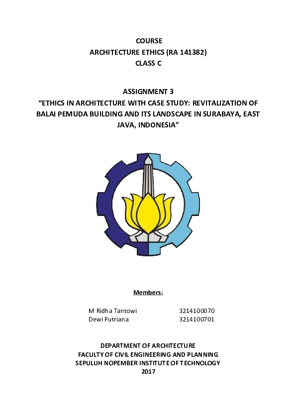 (PDF) Report Etika 3 | Muhammad Ridha Tantowi - Academia.edu