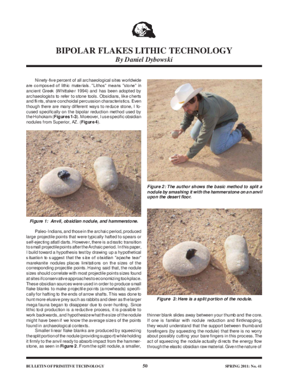 (PDF) BIPOLAR FLAKES LITHIC TECHNOLOGY
