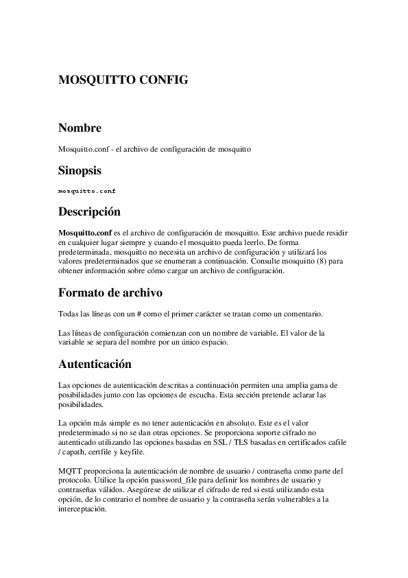(PDF) MOSQUITTO CONFIG