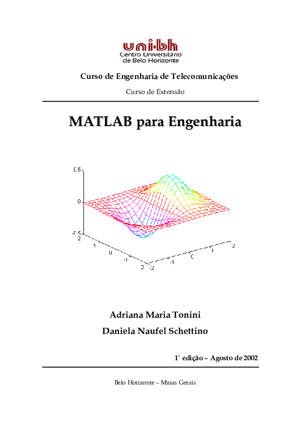 (PDF) MatLab para Engenharia