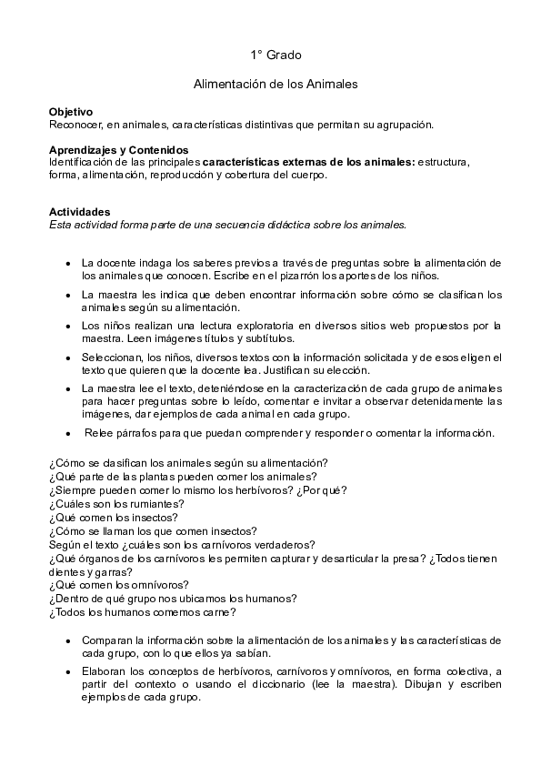 (DOC) Grado Alimentación de los Animales
