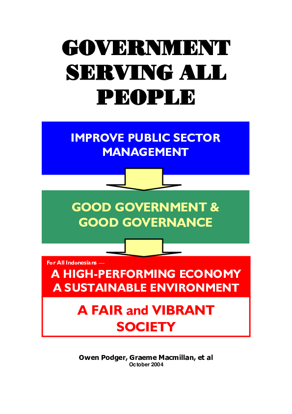 (PDF) GOVERNMENT SERVING ALL PEOPLE