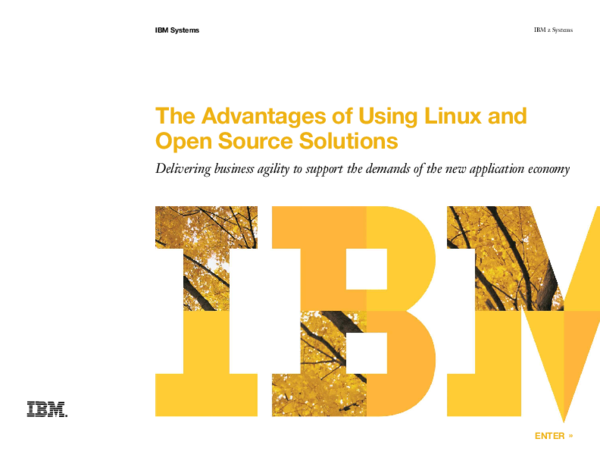 (PDF) ENTER » The Advantages of Using Linux and Open Source Solutions