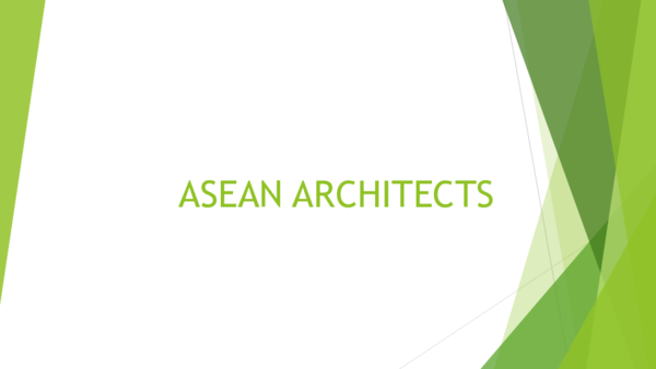 (PPT) ASEAN-ARCHITECTS