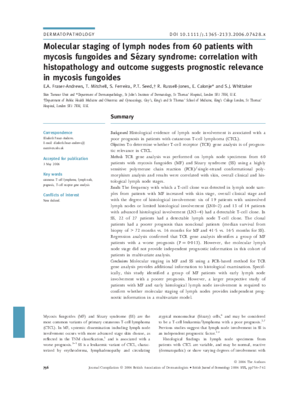 (PDF) Dermatopathic lymphadenitis in a patient with pemphigus vulgaris ...