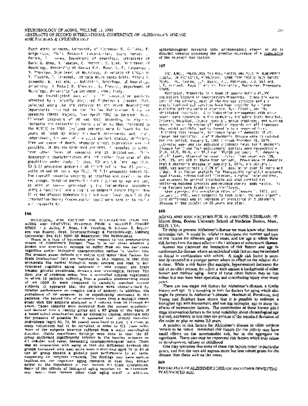 (PDF) Biological risk factors for accelerated cognitive aging and ...
