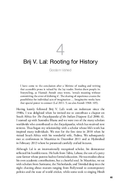 (PDF) BEARING WITNESS | Goolam Vahed - Academia.edu