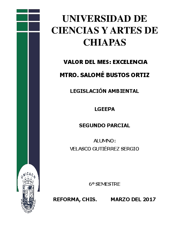 (DOC) Ley General de Equilibrio Ecologico y Proteccion al Ambiente ...