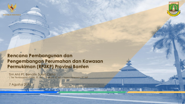 (PPT) Rencana Pembangunan dan Pengembangan Perumahan dan Kawasan ...