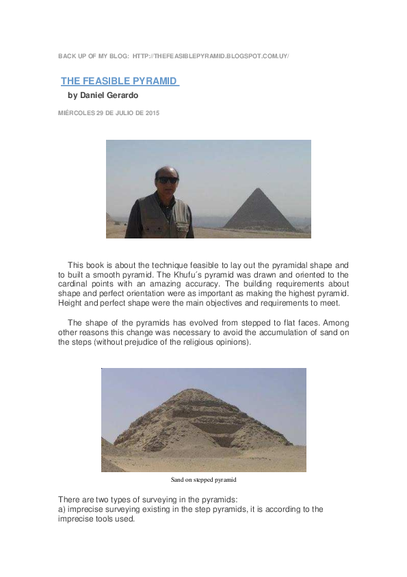 (PDF) THE FEASIBLE PYRAMID