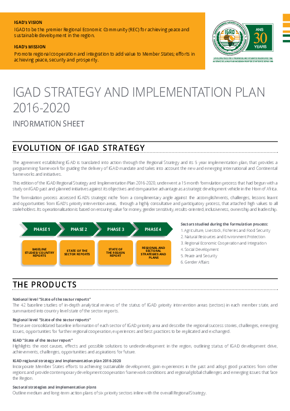 (PDF) IGAD Information sheet v8 | Abshir Yonis Muse - Academia.edu