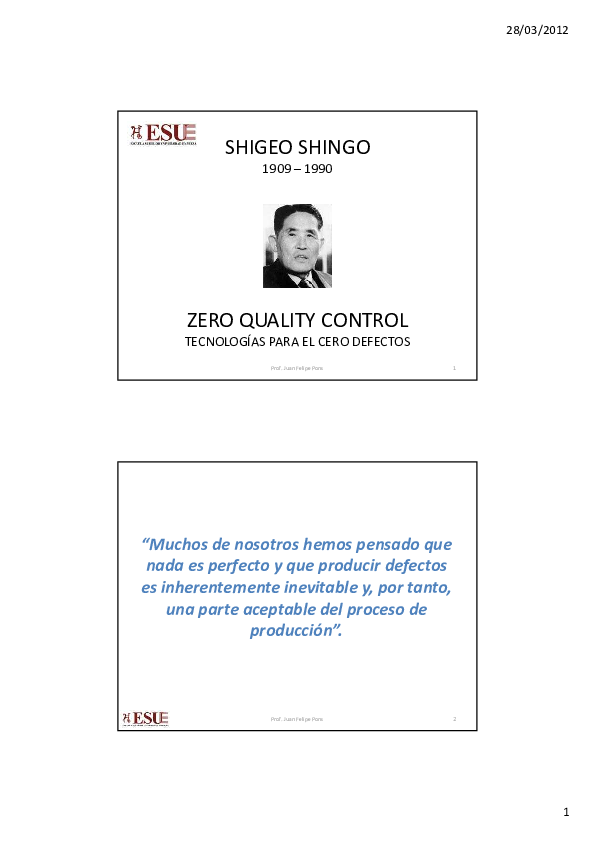 (PDF) ZERO QUALITY CONTROL TECNOLOGÍAS PARA EL CERO DEFECTOS