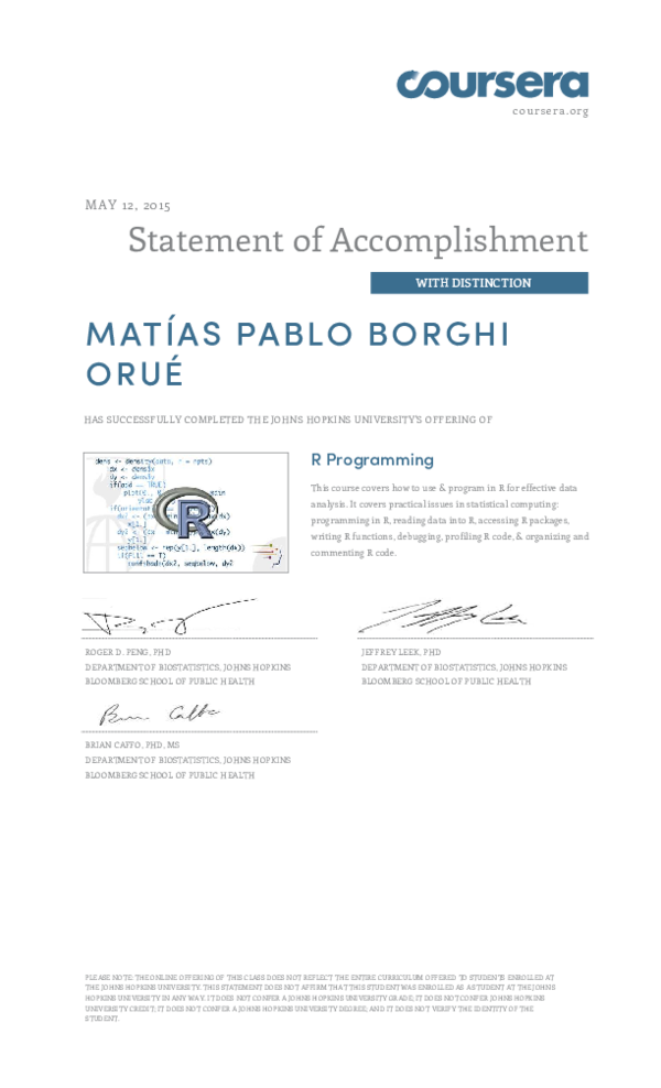 (PDF) Statement of Accomplishment