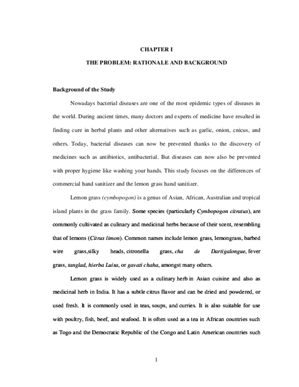 (DOC) CHAPTER I THE PROBLEM: RATIONALE AND BACKGROUND Background of the ...