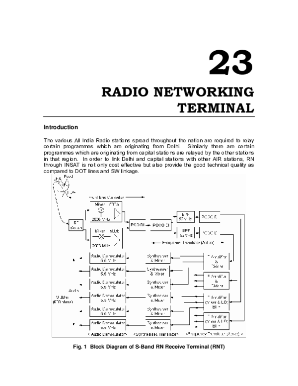 (PDF) Radio Networking Terminal