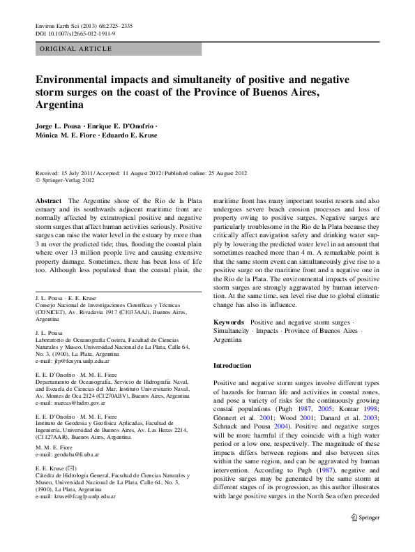 (PDF) Environmental impacts and simultaneity of positive and negative ...