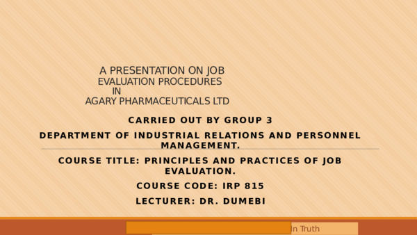 (PPT) JOB EVALUATION PROJECT