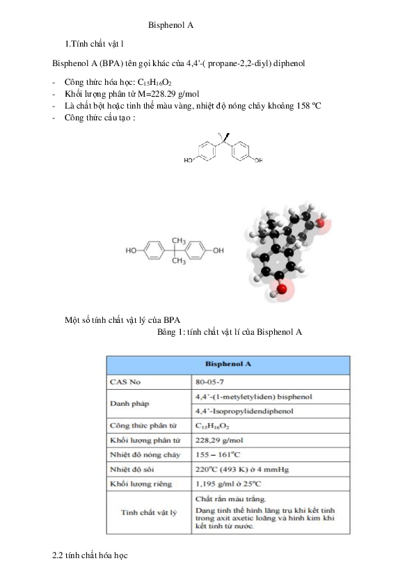 (DOC) Bisphenol A