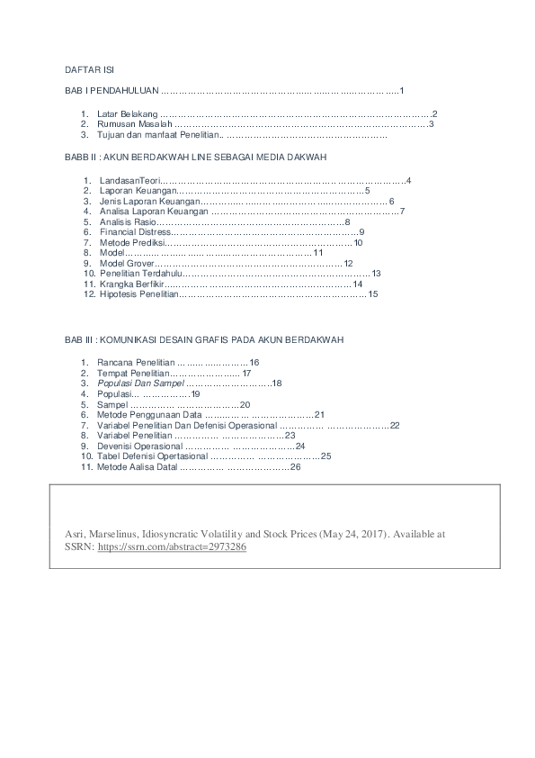 (DOC) Penggunaan Model Altman Z-Score, Springate, Zmijewski dan Grover ...