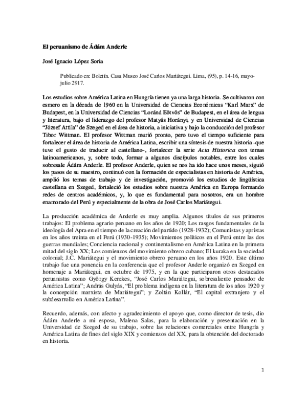 (PDF) El peruanismo de Ádám Anderle