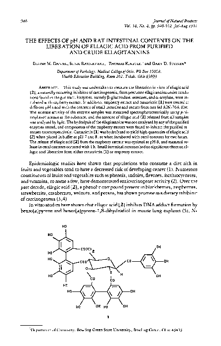 (PDF) The Effects of pH and Rat Intestinal Contents on the Liberation ...