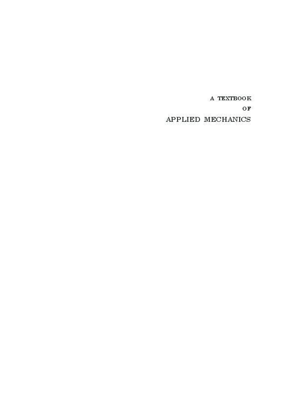 (PDF) A TEXTBOOK OF APPLIED MECHANICS