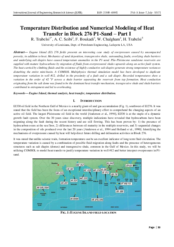 (PDF) Temperature Distribution and Numerical Modeling of Heat Transfer ...