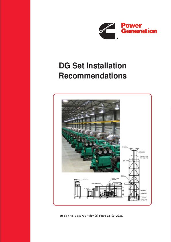 (PDF) DG Set Installation Recommendations