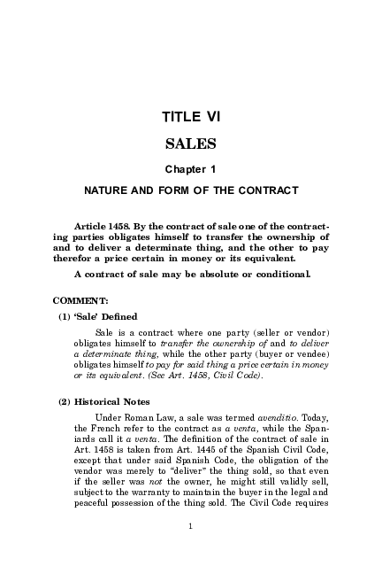 (PDF) Civil code volume v paras-