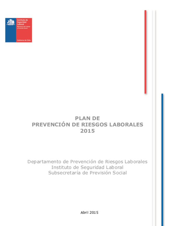 (PDF) PLAN DE PREVENCIÓN DE RIESGOS LABORALES 2015